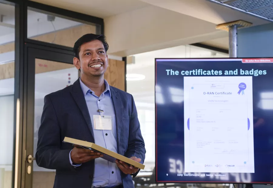 i14y Lab: O-RAN Badge by European OTIC